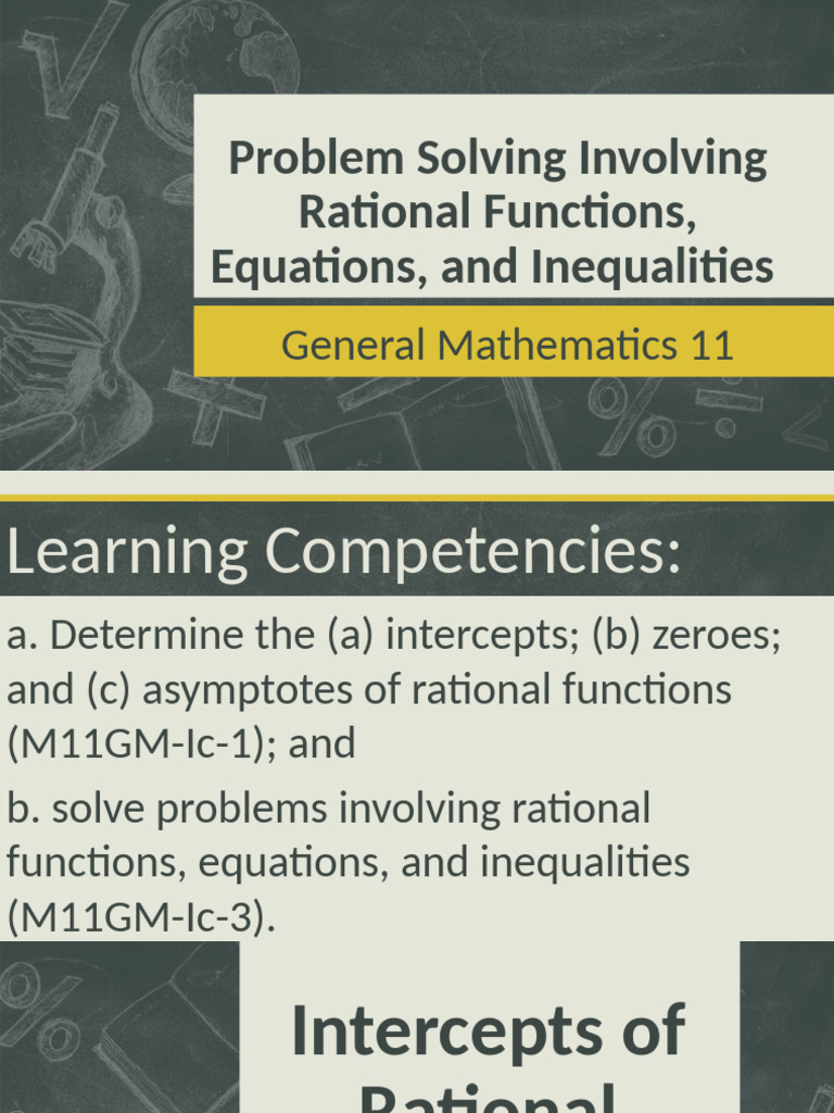 General Mathematics_module 3 | PDF | Asymptote | Elementary Mathematics