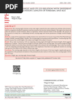 Appendix 5 Ulna Length Chart Updated | PDF | Joints | Primate Anatomy