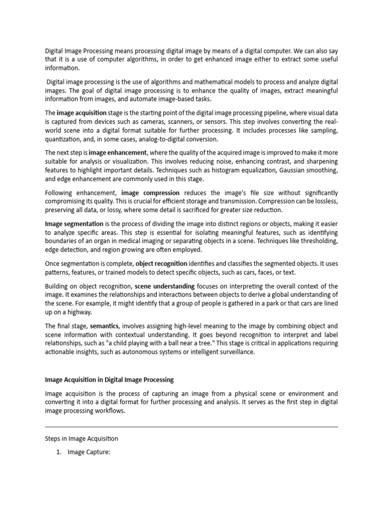 Digital Image Processing | PDF | Image Resolution | Rgb Color Model