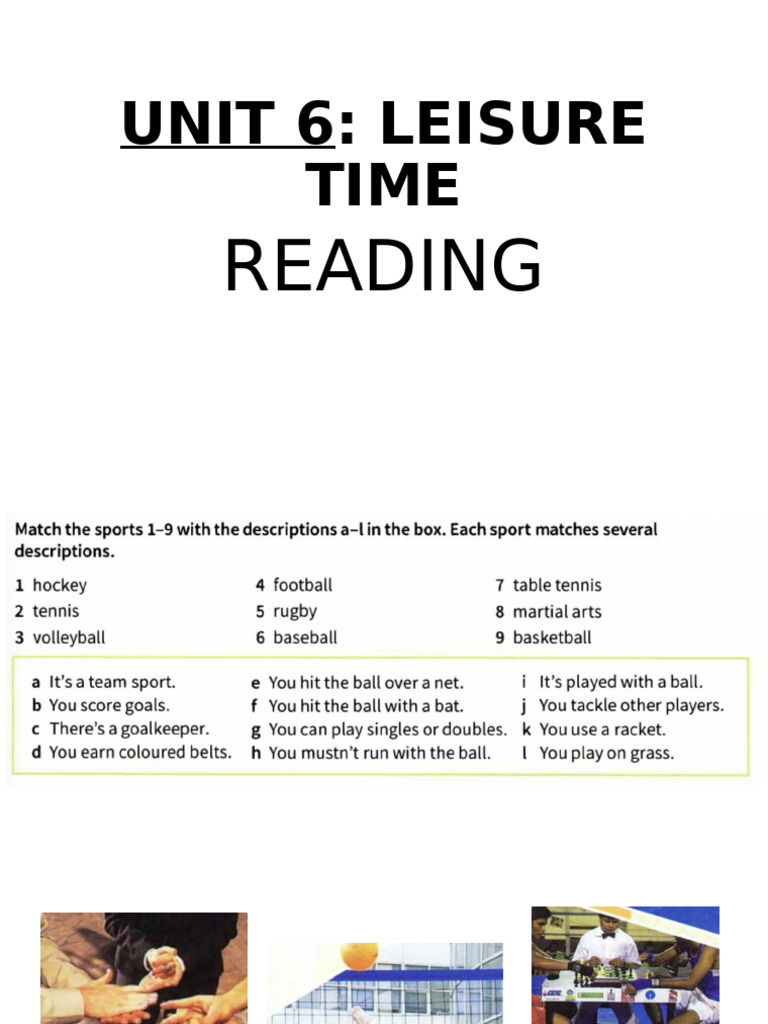 U6 Reading | PDF