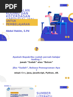 Materi Pembelajaran CODING - SD | PDF