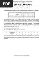 Edexcel IGCSE Grade Boundaries Jan 2019 | PDF | Schools | Educational ...