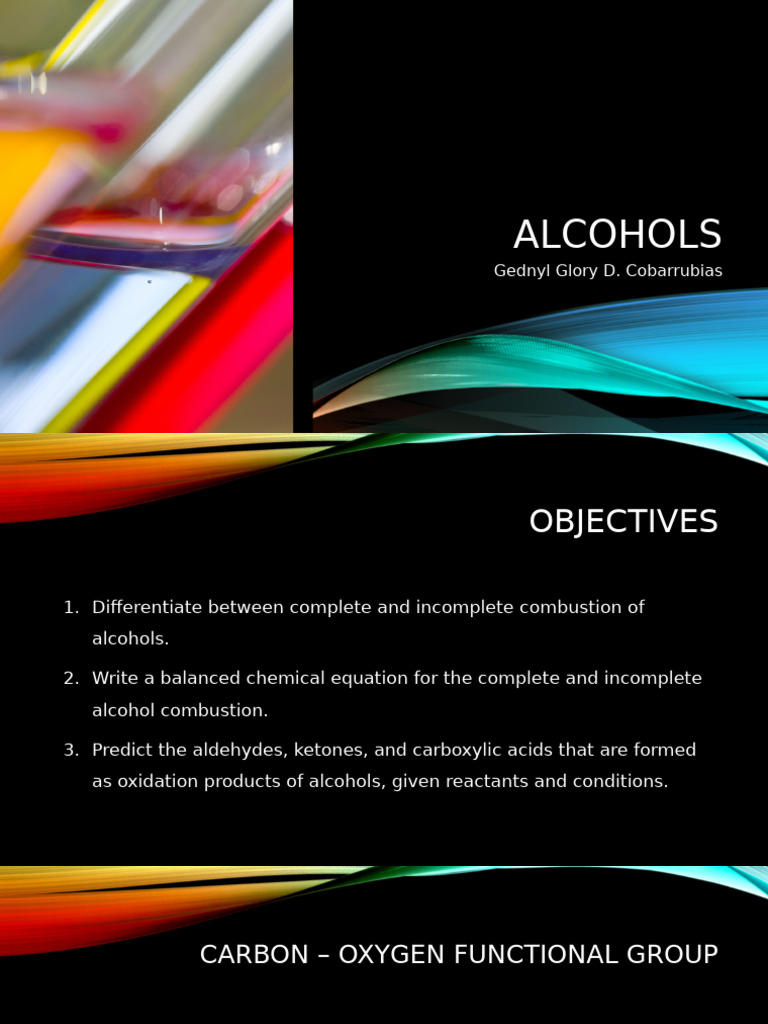 Combustion of Alcohols | PDF | Ether | Combustion