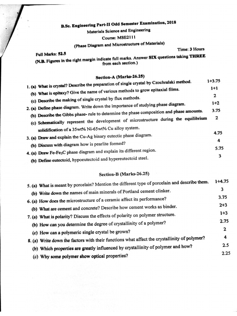 Phase Diagram Questions | PDF