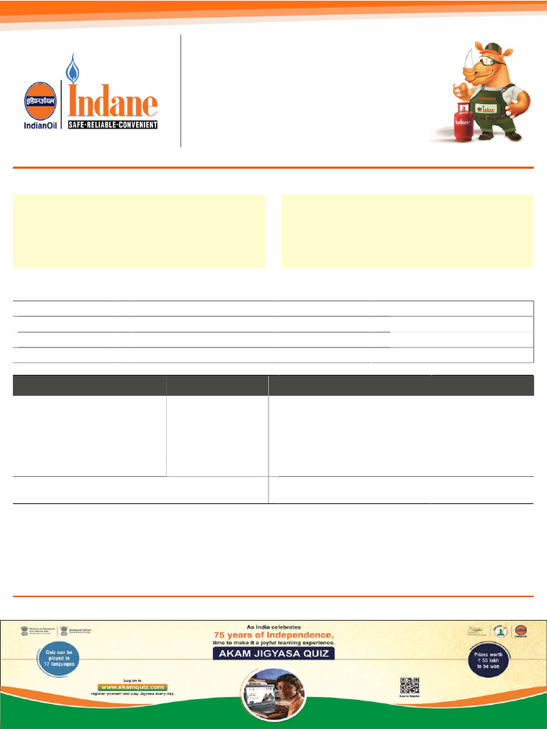 Tomar Gas Agency Tax Invoice | PDF | Liquefied Petroleum Gas | Invoice