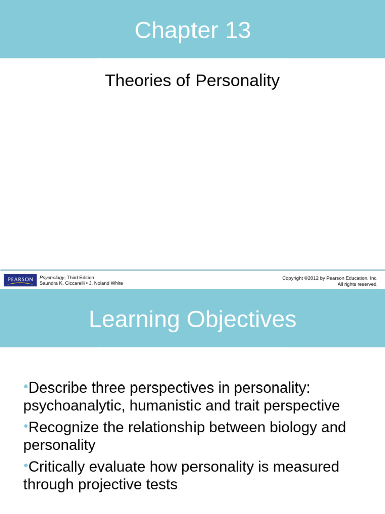 Theories of Personality Overview | PDF | Psychology | Psychoanalysis