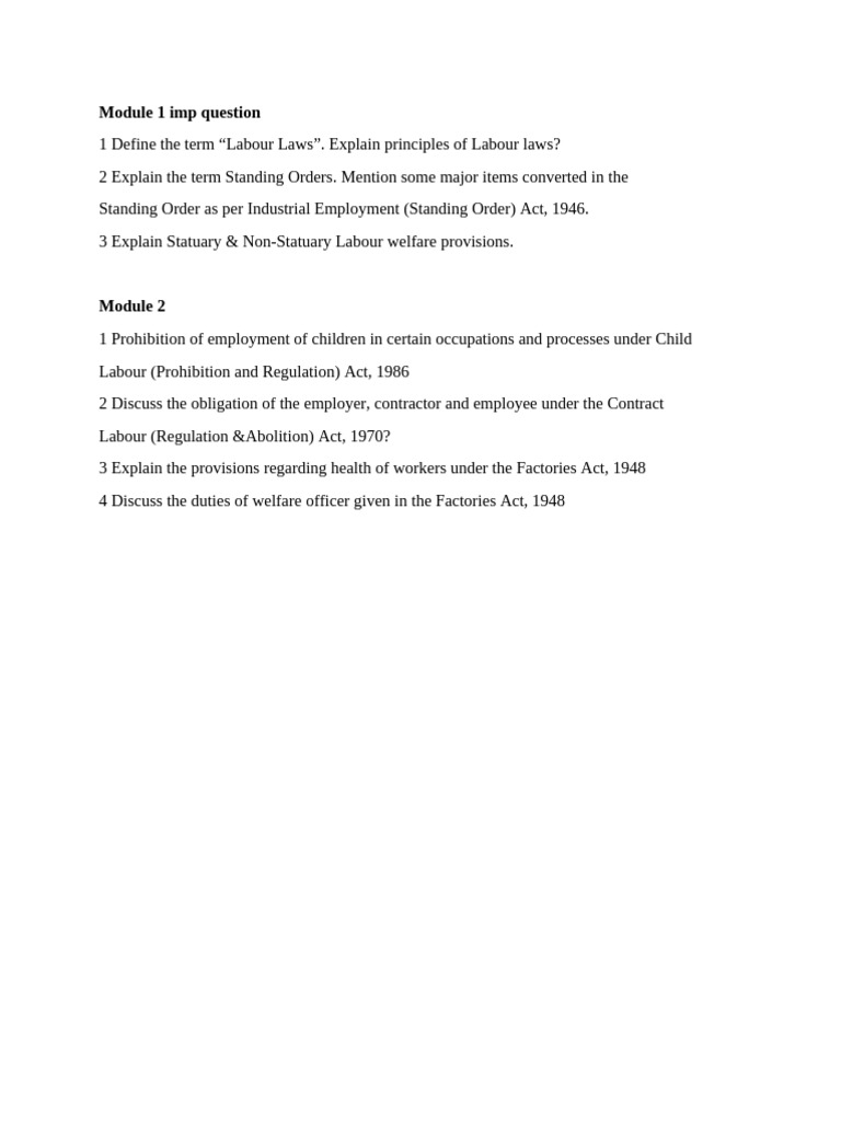 List of Imp Question | PDF