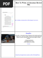 Reflective Essay Examples Mla Format | PDF | Essays | Citation