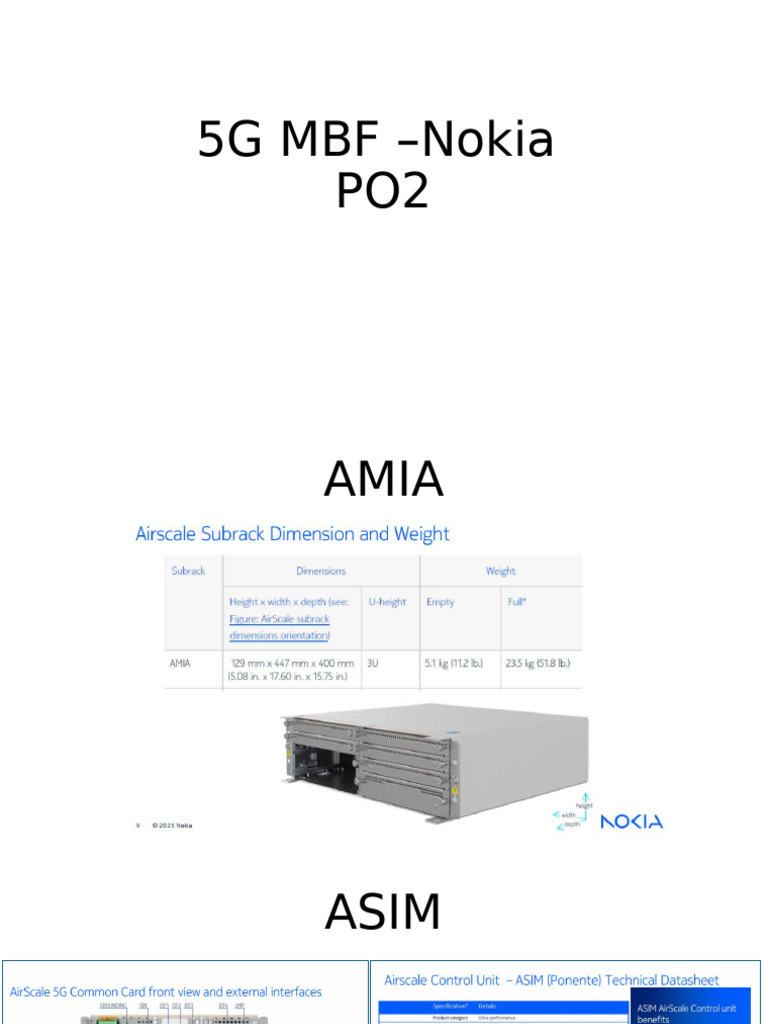 5g MBF - Nokia | PDF