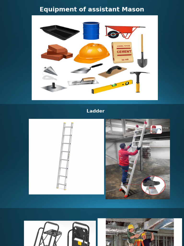 Equipment of Assistant Mason | PDF