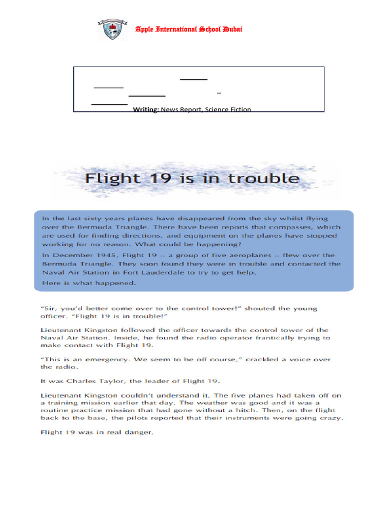 English Comprehension and Grammar Year 7 | PDF