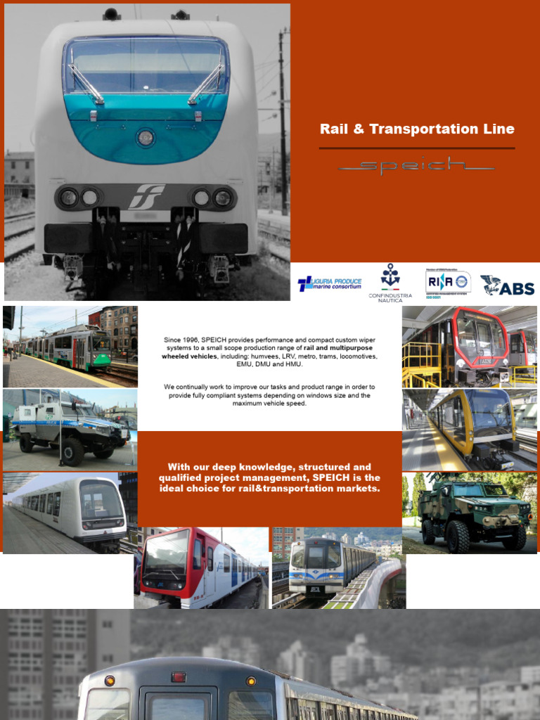 Rail Wipers Brochure en | PDF | Rail Transport