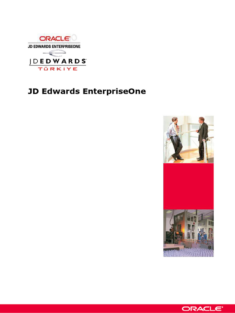 JD Edwards Enterprise One | PDF