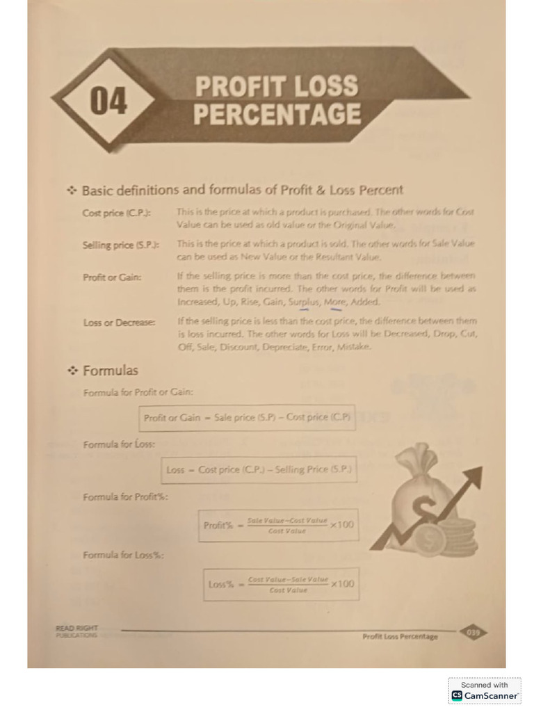 Profit Loss Percentage | PDF