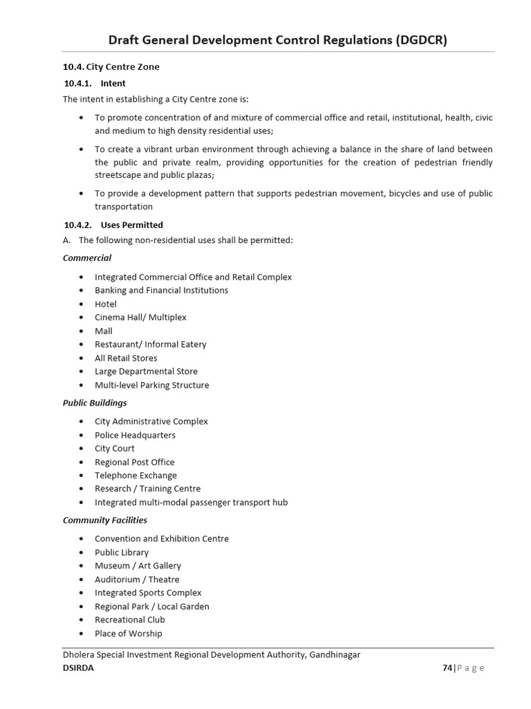 City Centre Zone Development Guidelines | PDF