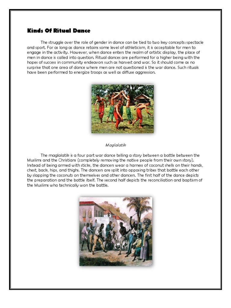Kinds of Ritual Dance | PDF | Partner Dance | Dances