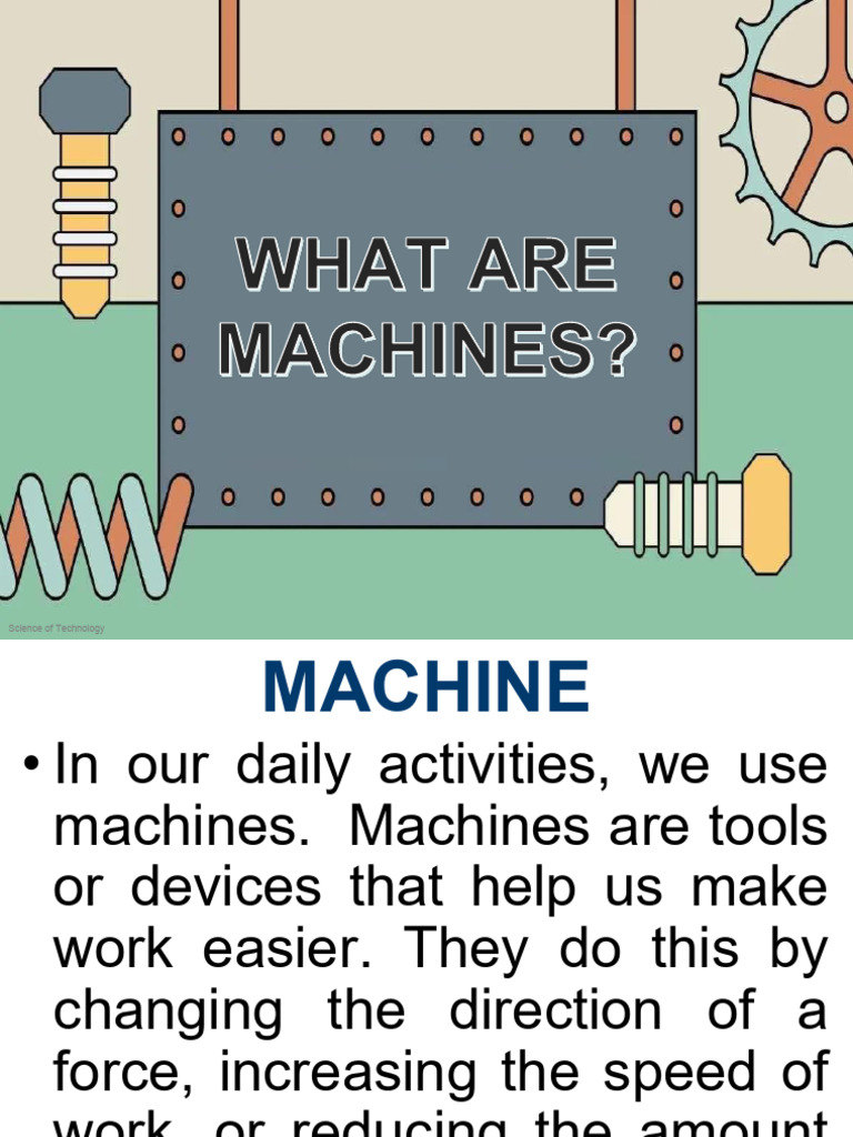 Gensci l3 Simple and Compound Machines | PDF | Machines | Lever