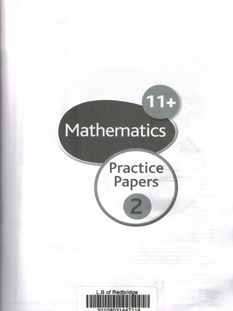 Math Practice Booklet | PDF