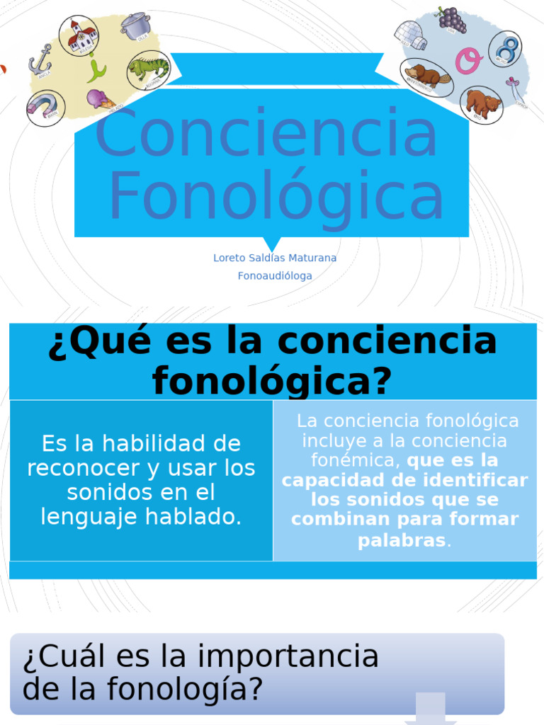 Importancia de la Conciencia Fonológica | PDF