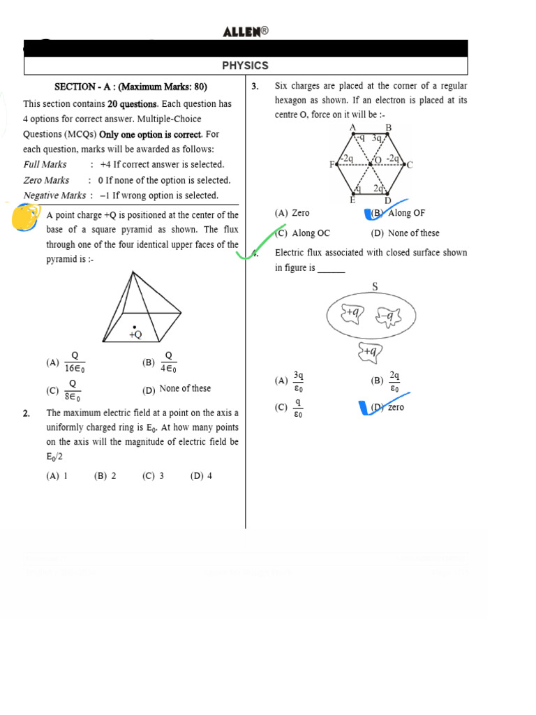 Charged Particle Dynamics in Air | PDF | Electric Field | Elementary ...