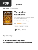The Anxious Generation Overview | PDF | Adolescence | Popular Culture ...