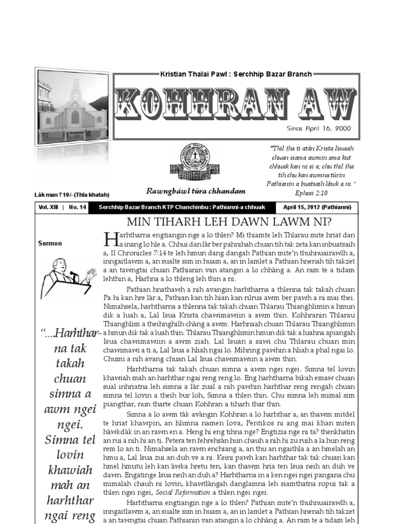 Kohhran Aw 14 | PDF | Social Science