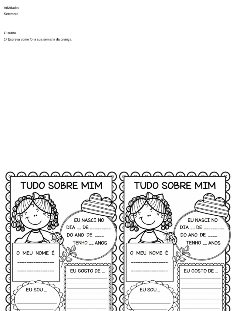 Tudo Sobre Mim | PDF