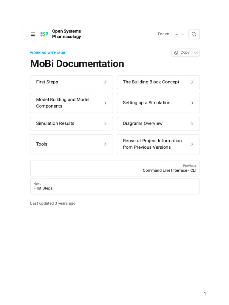 Documentation - Open Systems Pharmacology | PDF