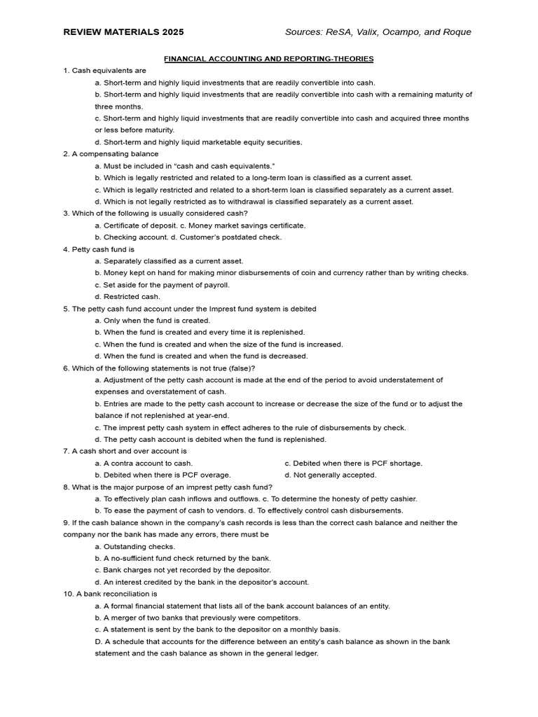 w1 Cce Bank Recon and Poc | PDF | Banks | Debits And Credits