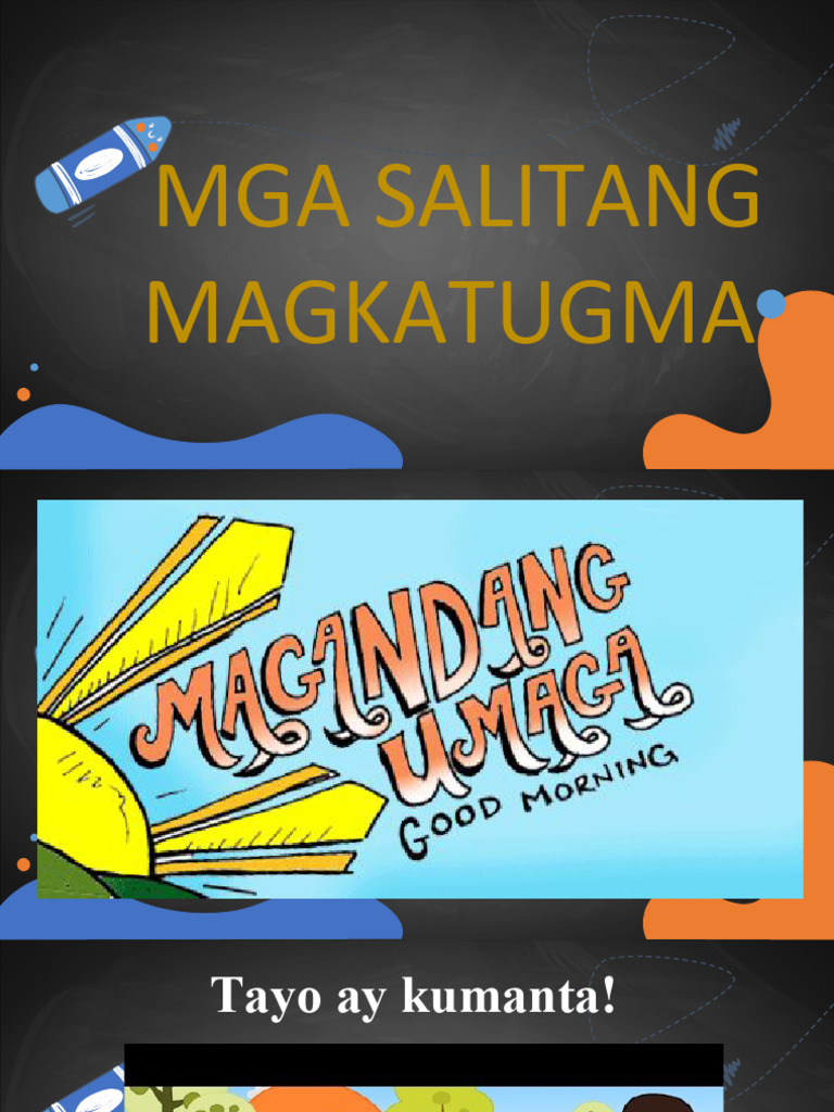 Salitang Magkatugma-1st Quarter | PDF