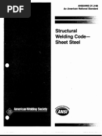 AWS D1.1 Structural Welding Code | PDF | Technology & Engineering