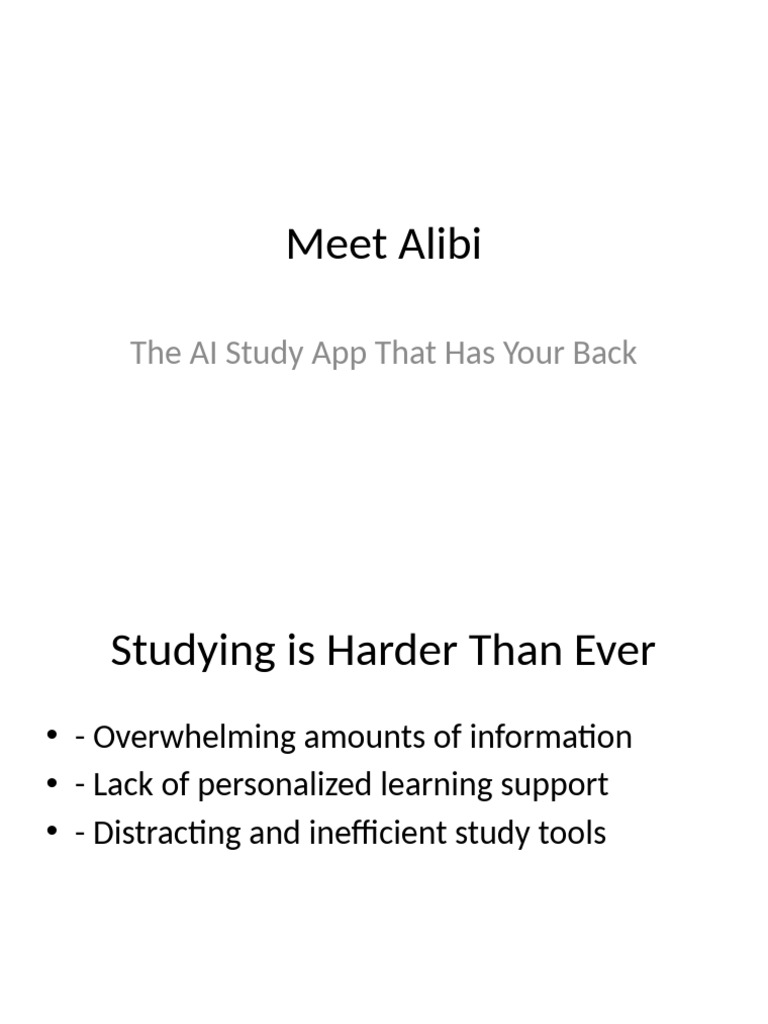 Alibi Presentation | PDF