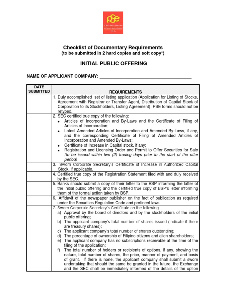 IPO Requirements | Initial Public Offering | Securities (Finance)