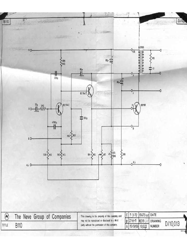 Neve B110 Module | PDF