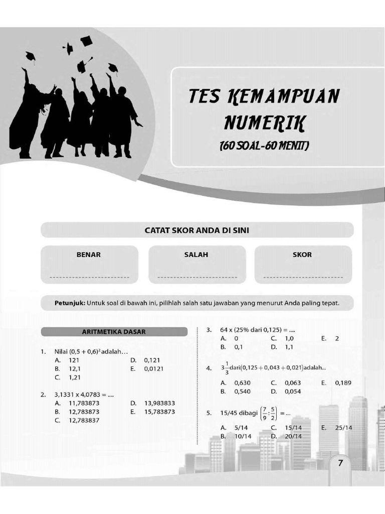 Psikotest Tes Kemampuan Numerik | PDF
