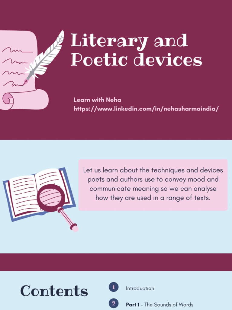 Literary and Poetic Devices | PDF