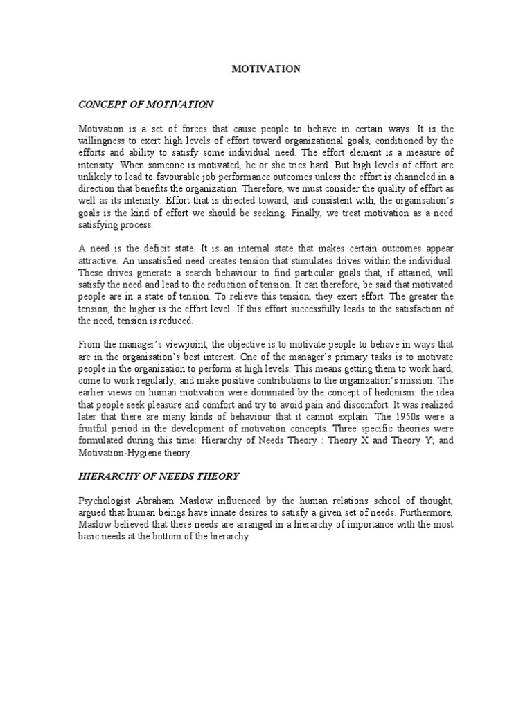 Motivation | PDF | Motivation | Motivational