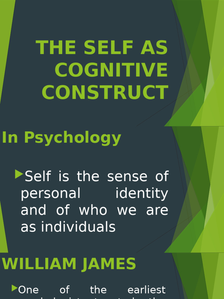 3the Self As Cognitive Construct | PDF | Self | Self Esteem
