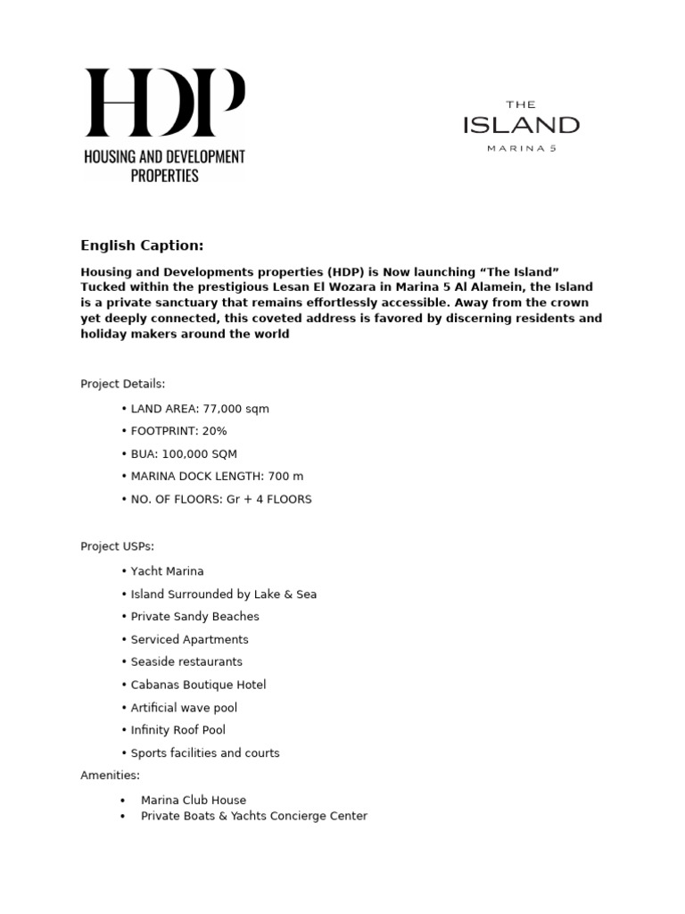 The Island - Caption | PDF