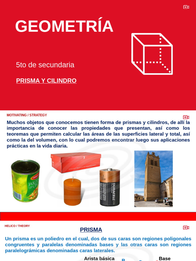 Prisma Cilindro | PDF | Politopos | Geometría euclidiana