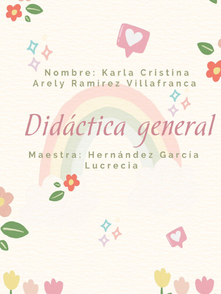 Didáctica General | PDF | Enseñando | Aprendizaje