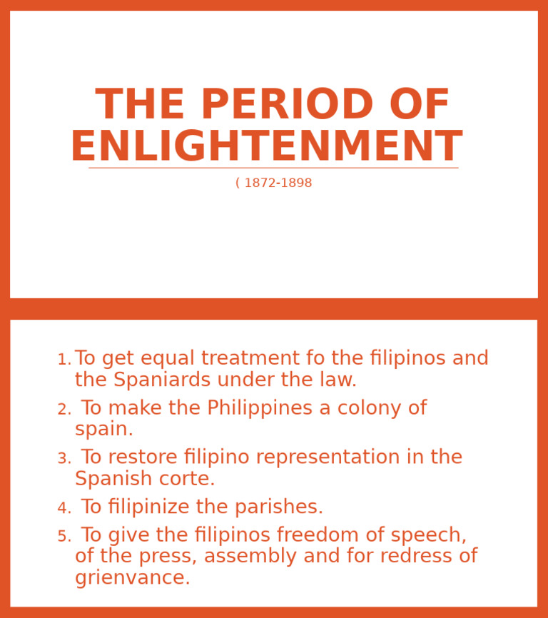 The Period of Enlightenment | PDF