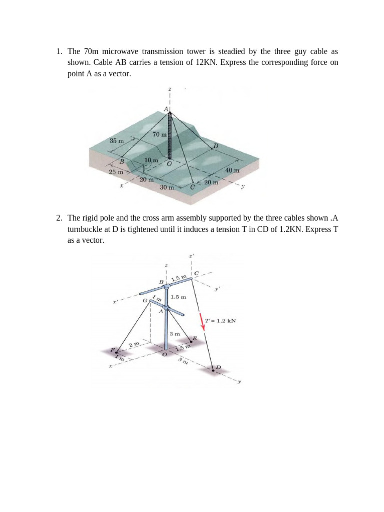Mechanics Worksheet | PDF