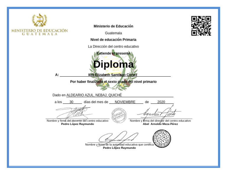 Modelo de Diploma | PDF