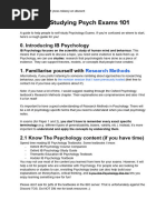 Writing ERQs in IB Psychology | PDF | Theory | Knowledge