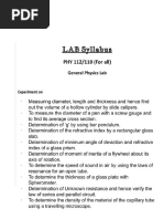 PHYSICS Practical Class11/experiment Book | PDF