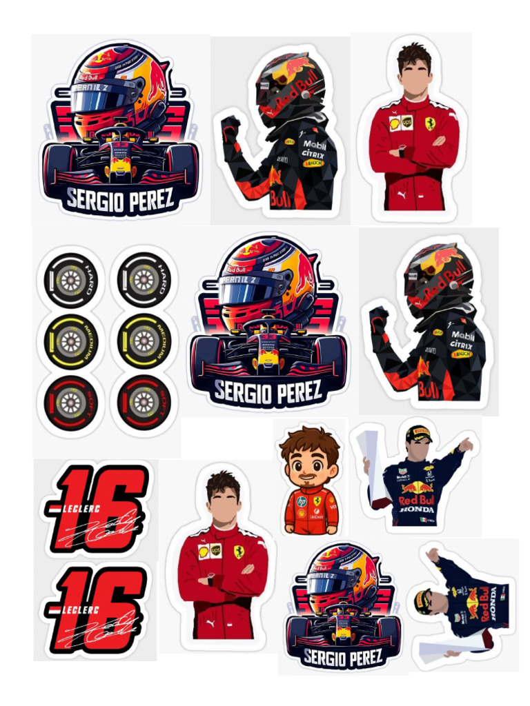 Stiker Formula 1 Ver 1 | PDF