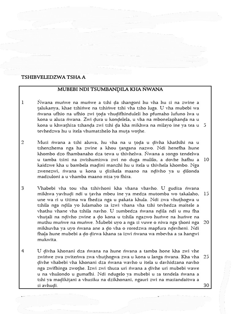 Grade 12 Tshivenda Exam Guidelines | PDF