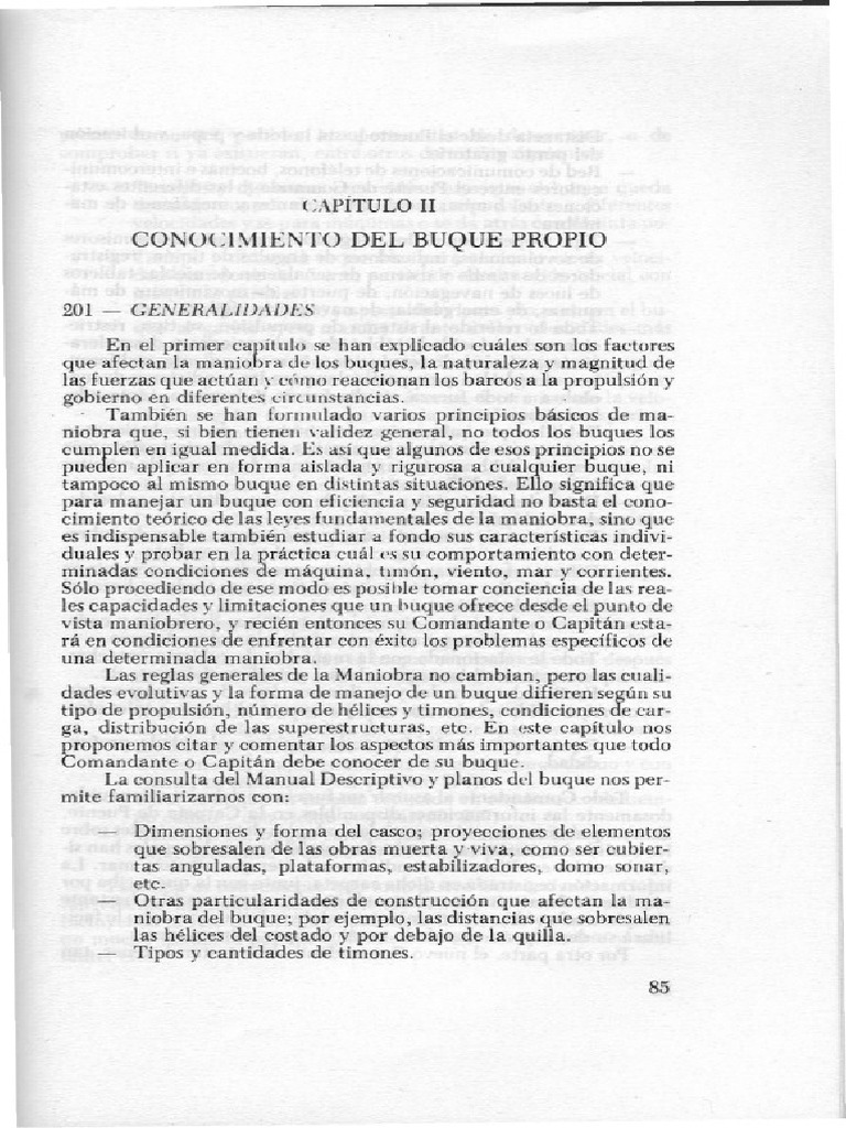 Capítulo 2. Conocimiento Del Buque Propio | PDF