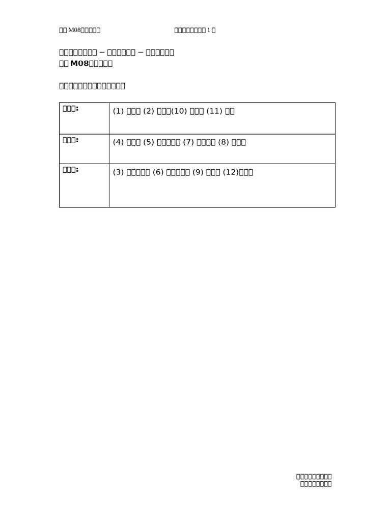 M08-Customer Behaviour Worksheet Answer (Chi) - 2024 2 | PDF